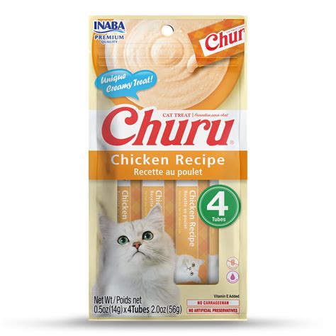 Inaba Churu Cat Treats Grain Free Lickable Squeezable Creamy Purée