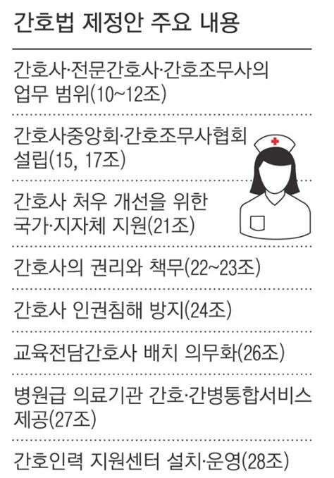 간호법안 내용 쟁점 및 반대 이유 혁빠기의 책파기