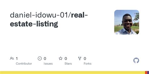 github daniel idowu 01 real estate listing