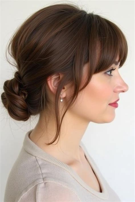 22 Stunning Updo Hairstyles With Bangs For 2025 Fashion Trend Hacks