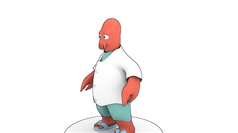 High Poly Zoidberg 3d 3ds