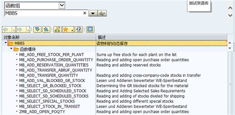 sap abap 读物料的动态库存 mbbs 函数组 sap mbbs csdn博客