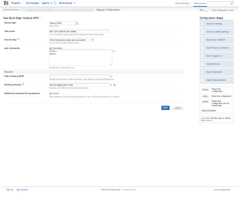 Using Teamcity For Continuous Integration With Nodejs And Grunt Hack Make Do