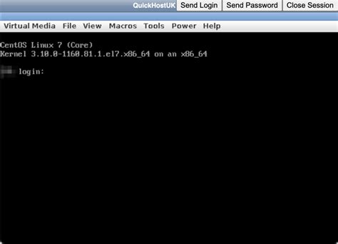 How To Access Virtual Console VNC KVM Dedicated Servers Knowledge Base