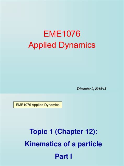 Chapter 1 Part1 Pdf Kinematics Acceleration