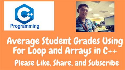 Average Student Grades Using For Loop And Arrays In C Free Computer