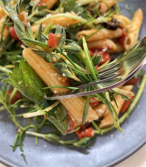 봄나물 구운토마토 냉파스타