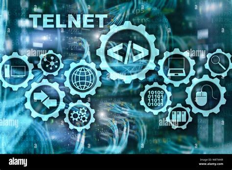 Teletype Network Protocol Telnet Virtual Terminal Client Internet And Network Concept Telnet