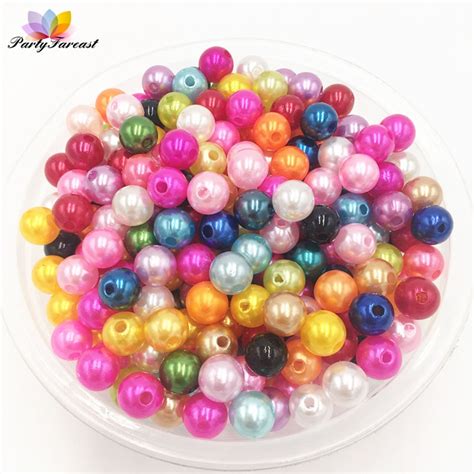 100pcs 68mm Candy Farbe Perlen Für Hand Abs Imita Vicedeal
