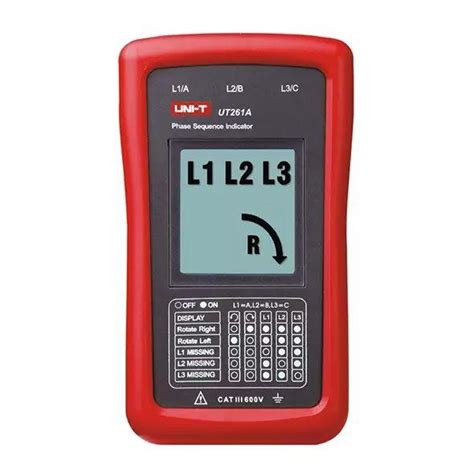 UT261A | UNI-T Phase Sequence and Motor Rotation | SOS electronic