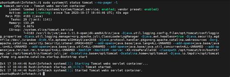 Install And Configure Apache Tomcat 10 Server On Ubuntu 2204 Lts Rushi Infotech