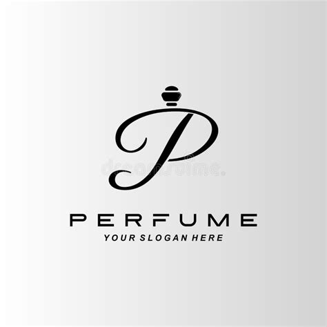 Luxury Perfume Bottle Logo Design Illustration For Cosmetics Beauty