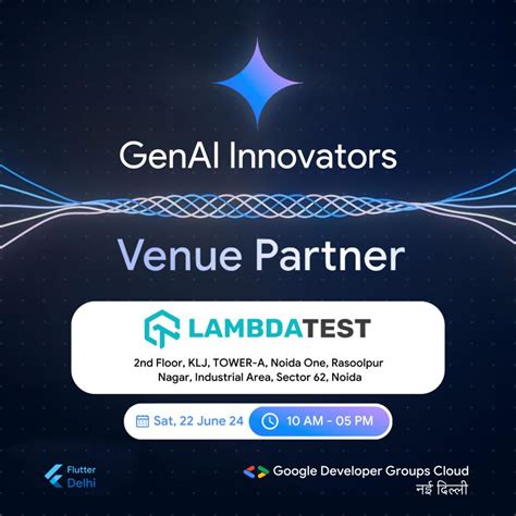 Flutter Delhi On Linkedin Join Us To See Some Gen Ai Action With Flutter 💙