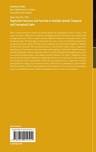 Vegetation Structure And Function At Multiple Spatial Temporal And
