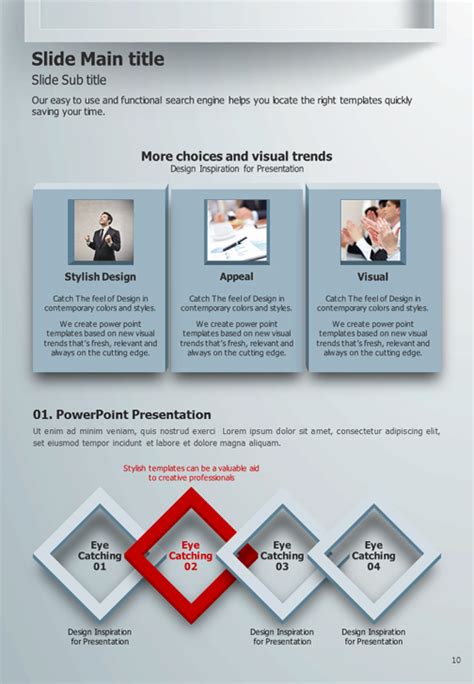 Frame PowerPoint Template Vertical Goodpello