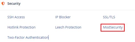 How To Deactivate Modsecurity In Cpanel