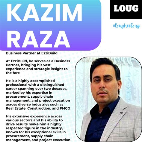 Jameel Bangash On Linkedin I Know Kazim Raza A Highly Professional Honest And Hardworking