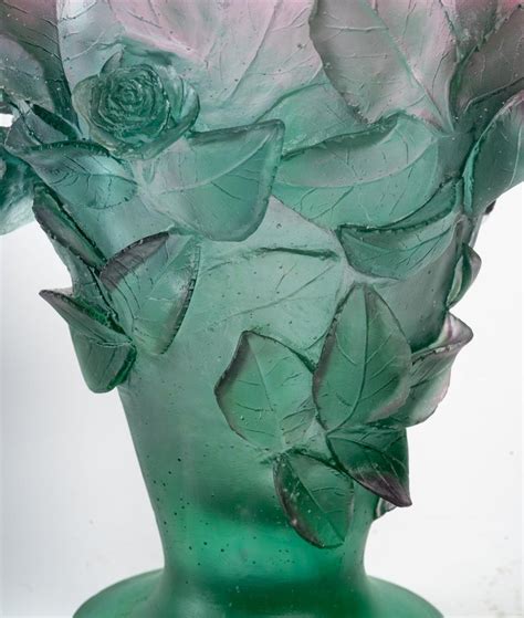 Vase Bouquet De Fleurs By Daum Signed Nancy 2011 At 1stdibs