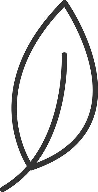 Premium Vector Tree Leaf Outline