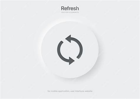 Premium Vector 3d Synchronize Sync Rotate Swap Repeat Reset Refresh