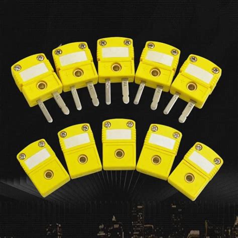High Temperature Sensor Mini E J K Type Socket Plug Male And Female Thermocouple Connector