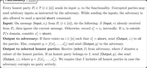 3 Abort Functionality For Computing Function F Download Scientific