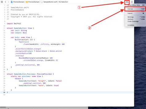 Swiftuiのプレビューの使い方 Sansho