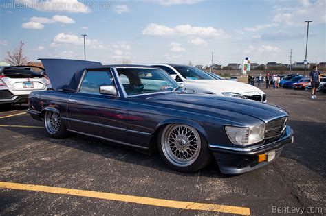 Bagged Mercedes Benz 450 Sl