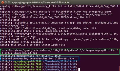 yapay zeka labs dlib python kütüphanesinin ubuntu ya kurulumu