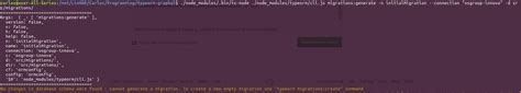 Bug Yargs Migrationsgenerate Flags Get Crossed · Issue 911