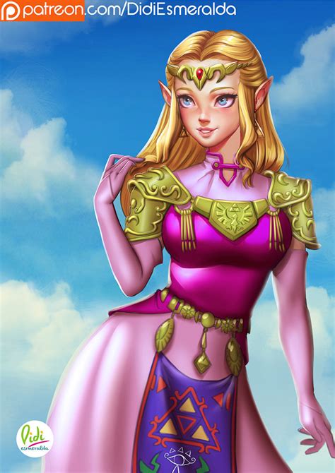 Princess Zelda The Legend Of Zelda Commission By Didiesmeralda On