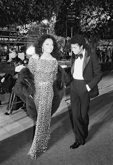 Diana Ross And Michael Jackson Los Angeles 1981 Photo For Sale