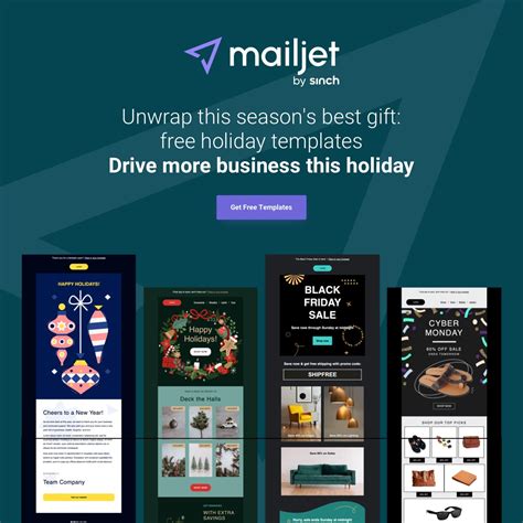 Sinch Mailjet On Linkedin Mailjet Holiday Email Templates