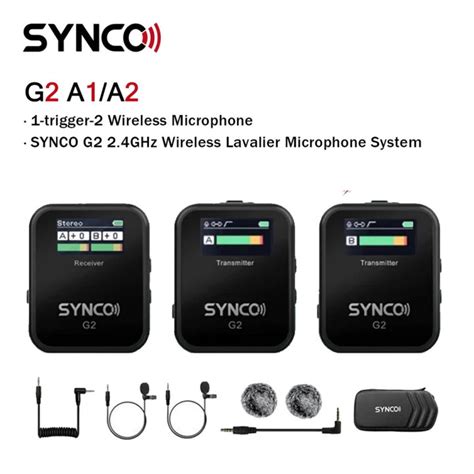 Synco G2 Professional Wireless Microphone Mobile Phone Camera Live