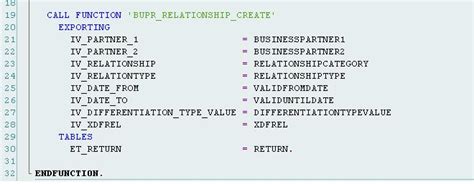 Assign Bp Relationship Type Sap Community