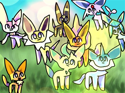 Eeveelutions By Emyc3 On Deviantart
