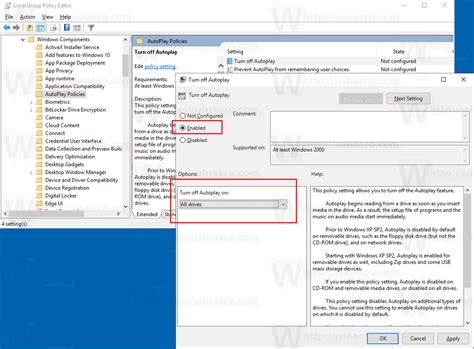 Disable AutoPlay For All Drives In Windows