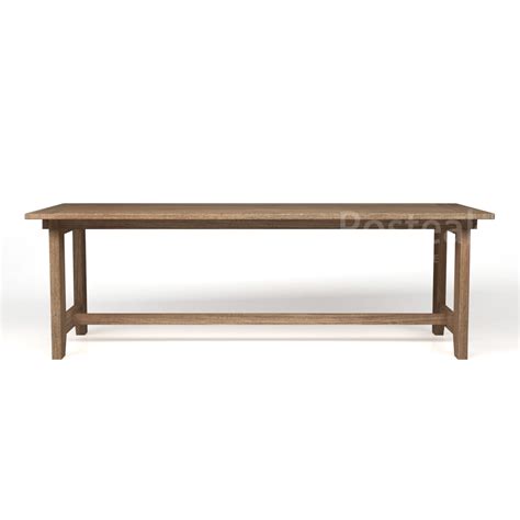 Farmhouse Dining Table Flat Legs Posteak Furniture