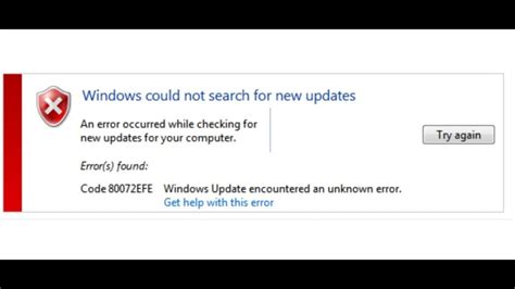 Definitive Solution To Windows Update Error 80072efe Step By Step