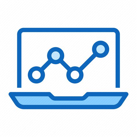 Analytics Computer Data Laptop Monitoring Service Icon Download