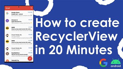 Android Recyclerview Full Tutorial With Example Androidx Youtube