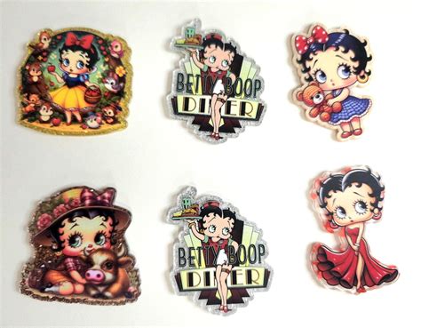 Ms Betty Character Flatback Acrylic Bundle Etsy