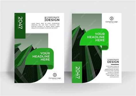 Modelo De Design De Capa Moderna Relatório Anual Corporativo Ou Modelo