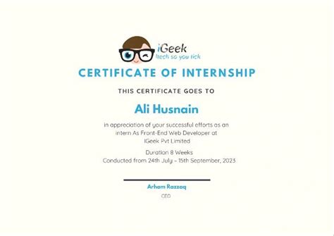 Ali Hasnain On Linkedin I Have Successfully Completed A Two Months Web