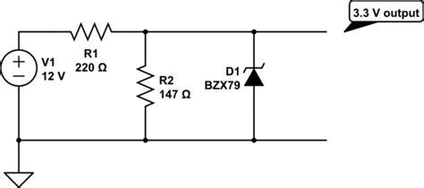 Is Using Zener Diode With A Voltage Divider Sensible Electrical