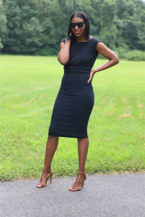 Diy Open Back Pencil Dress Beaute Jadore Pencil Dress Black