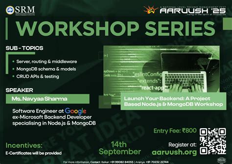 Launch Your Backend A Project Based Nodejs And Mongodb Workshop Aaruush 25