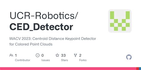 GitHub UCR Robotics CED Detector WACV Centroid Distance Keypoint Detector For Colored