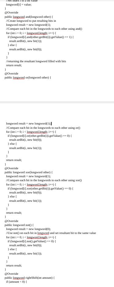 Solved Package Bit Verride Public Int Getvalue I Chegg