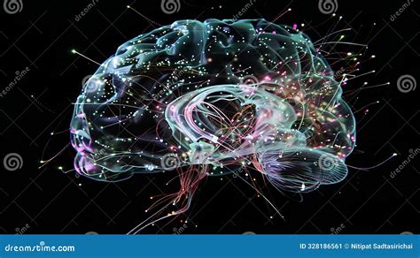 Ultra Clear Shot Of A Brain Computer Interface In Use Neural Activity